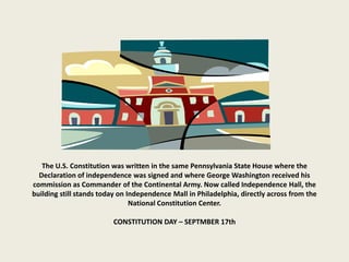 Constitution day slideshow update 09162013 | PPTX | National & Civic ...