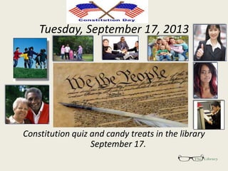 Constitution day slideshow update 09162013 | PPTX