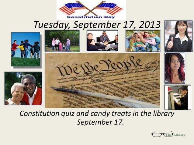 Constitution day slideshow update 09162013 | PPTX | National & Civic ...