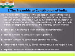 Educational Provisions in the Constitution of India | PPT