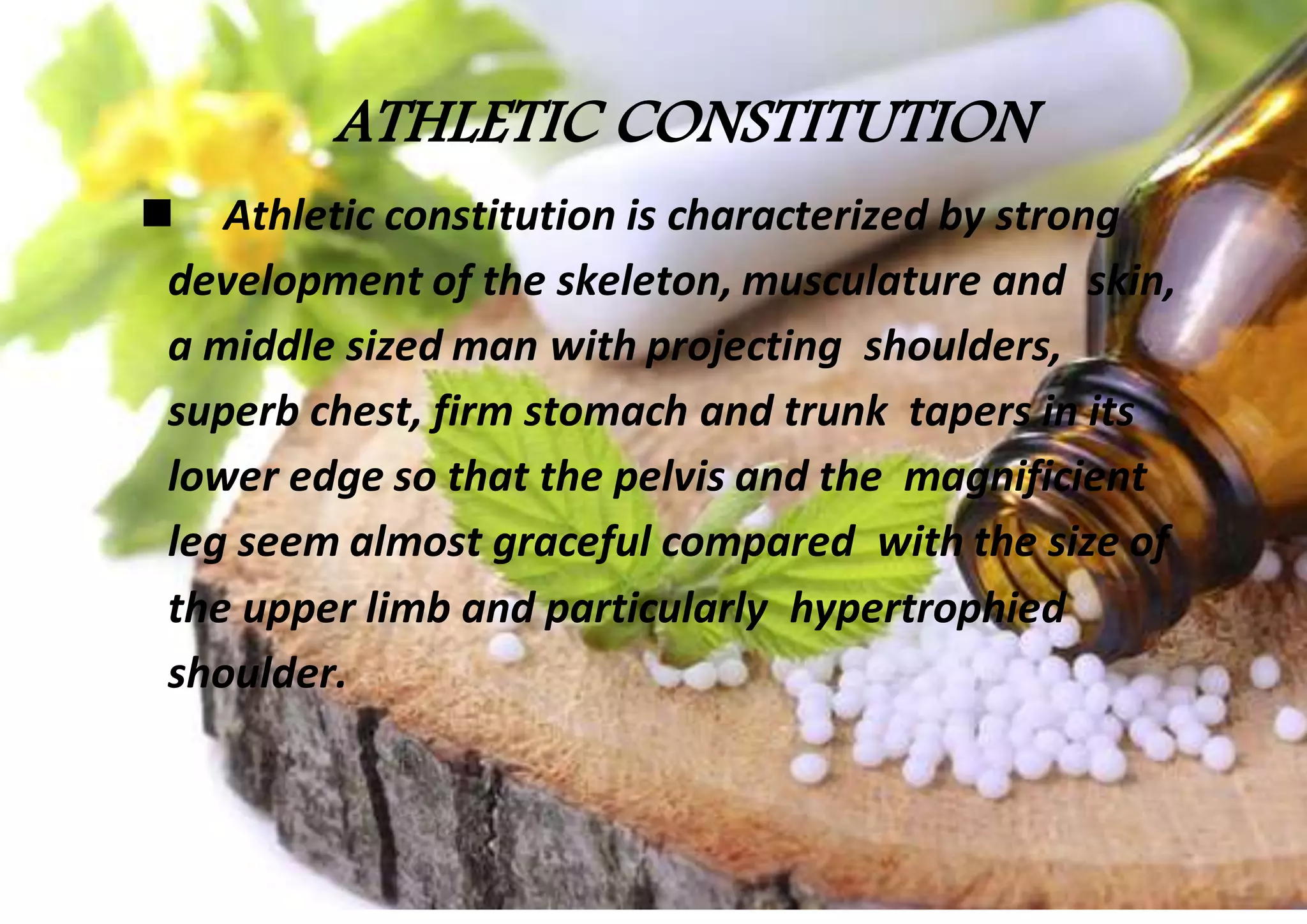 constitution in homoeopathy. | DOCX