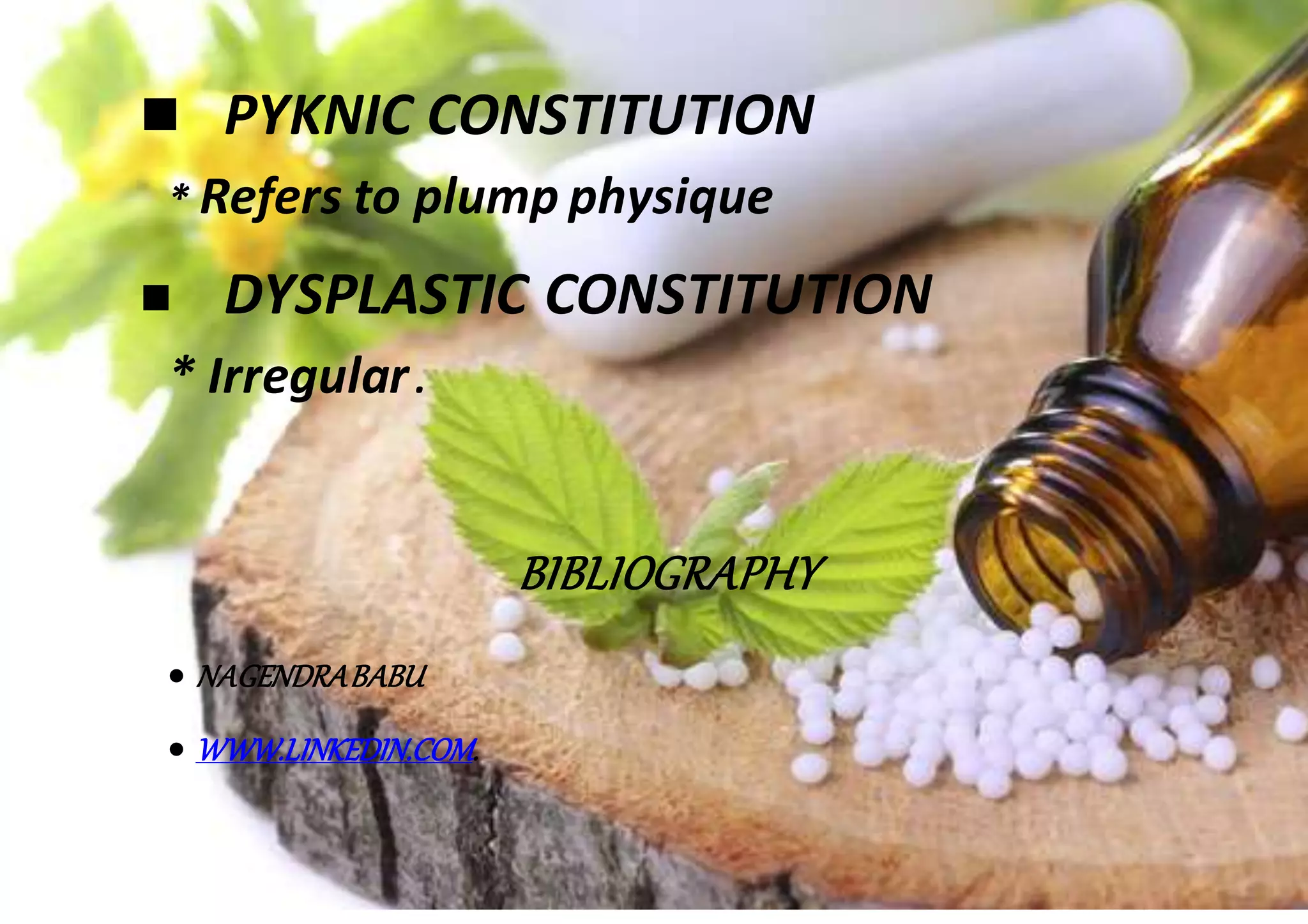 constitution in homoeopathy. | DOCX