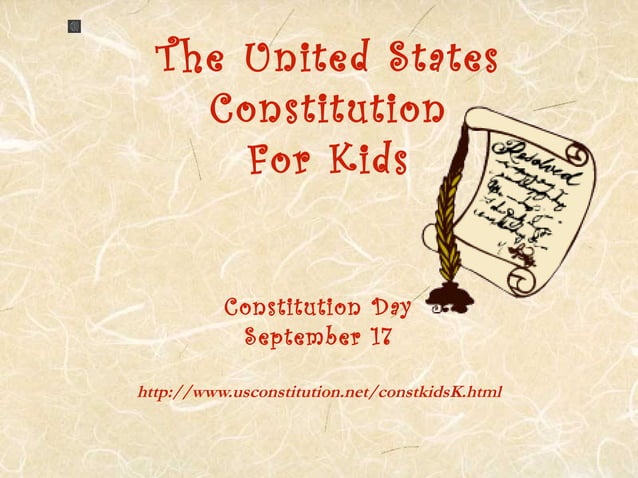 Constitution for kids | PPT