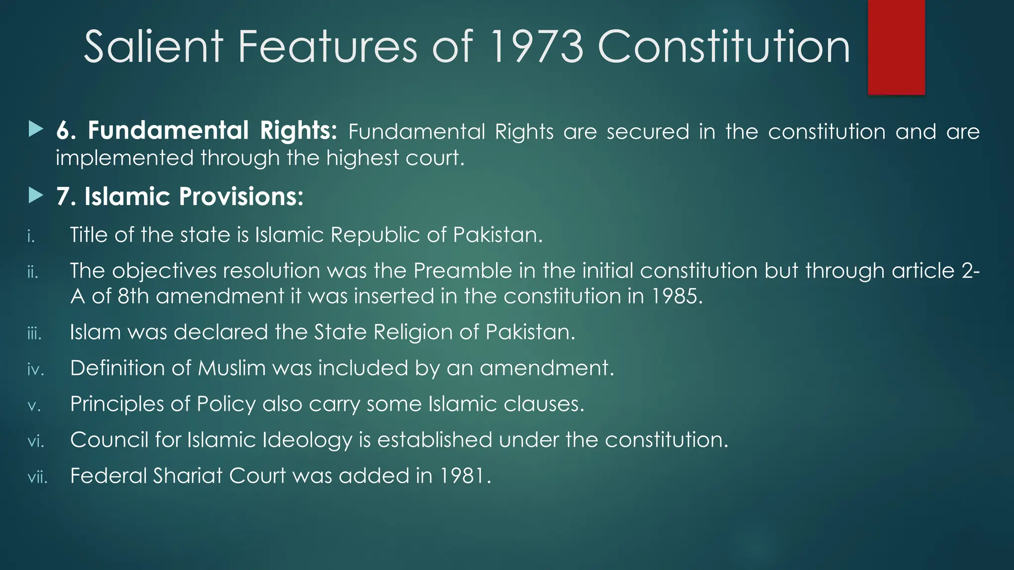 Constitution of 1973.pptx pakistan.1973. | PPTX