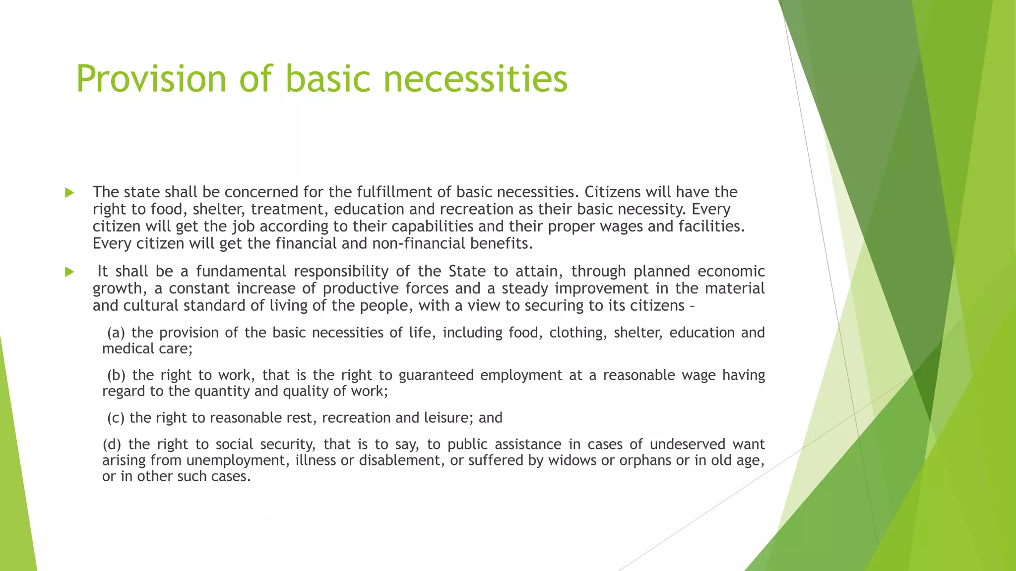 Constitution of Bangladesh: Fundamental principles of State Policy | PPTX