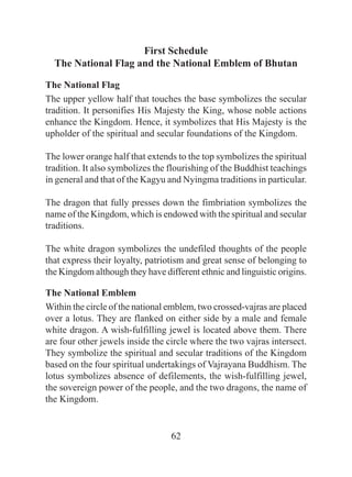Constitution of bhutan 2008 | PDF