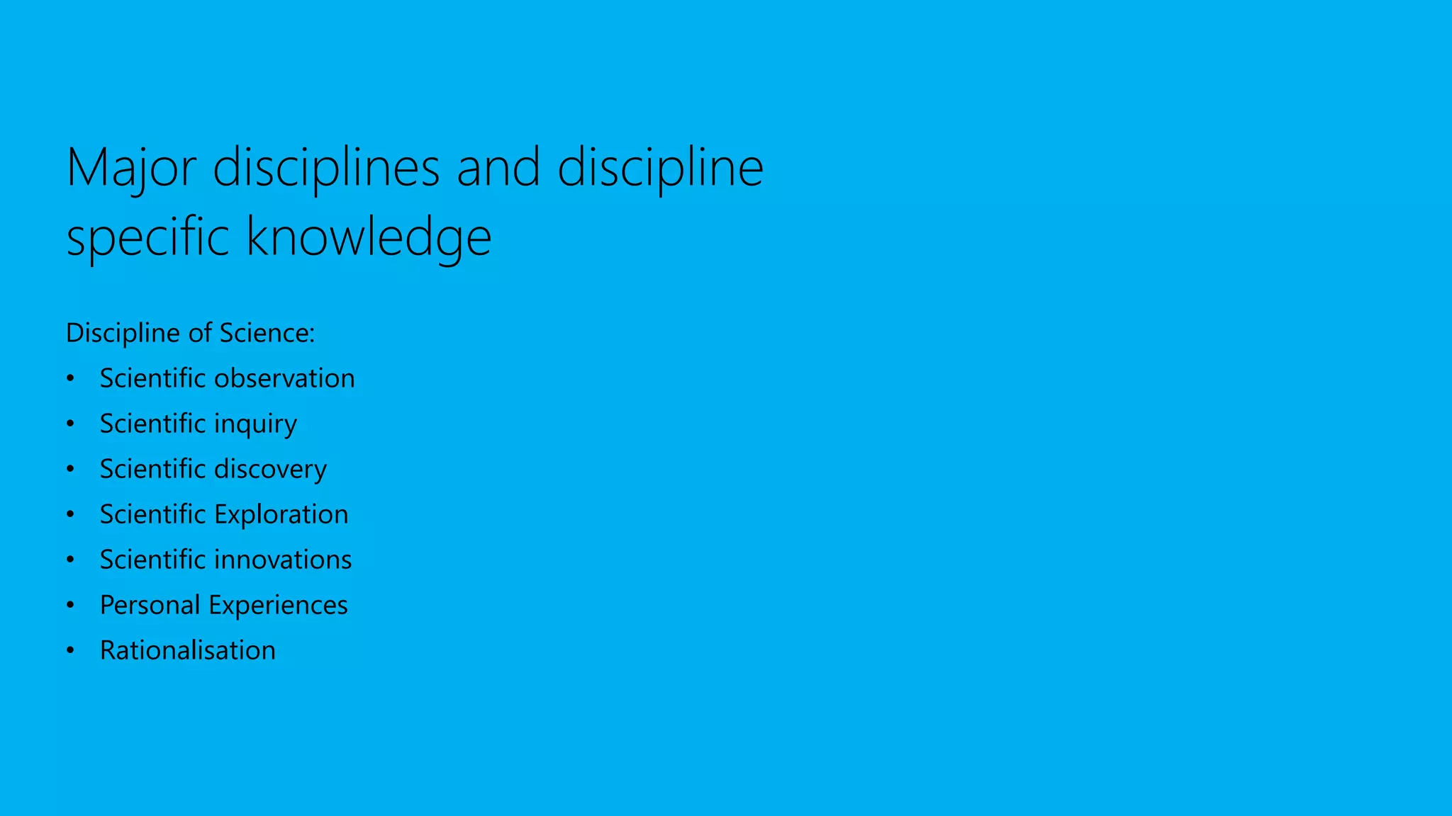 Constitution of disciplinary knowledge.pptx
