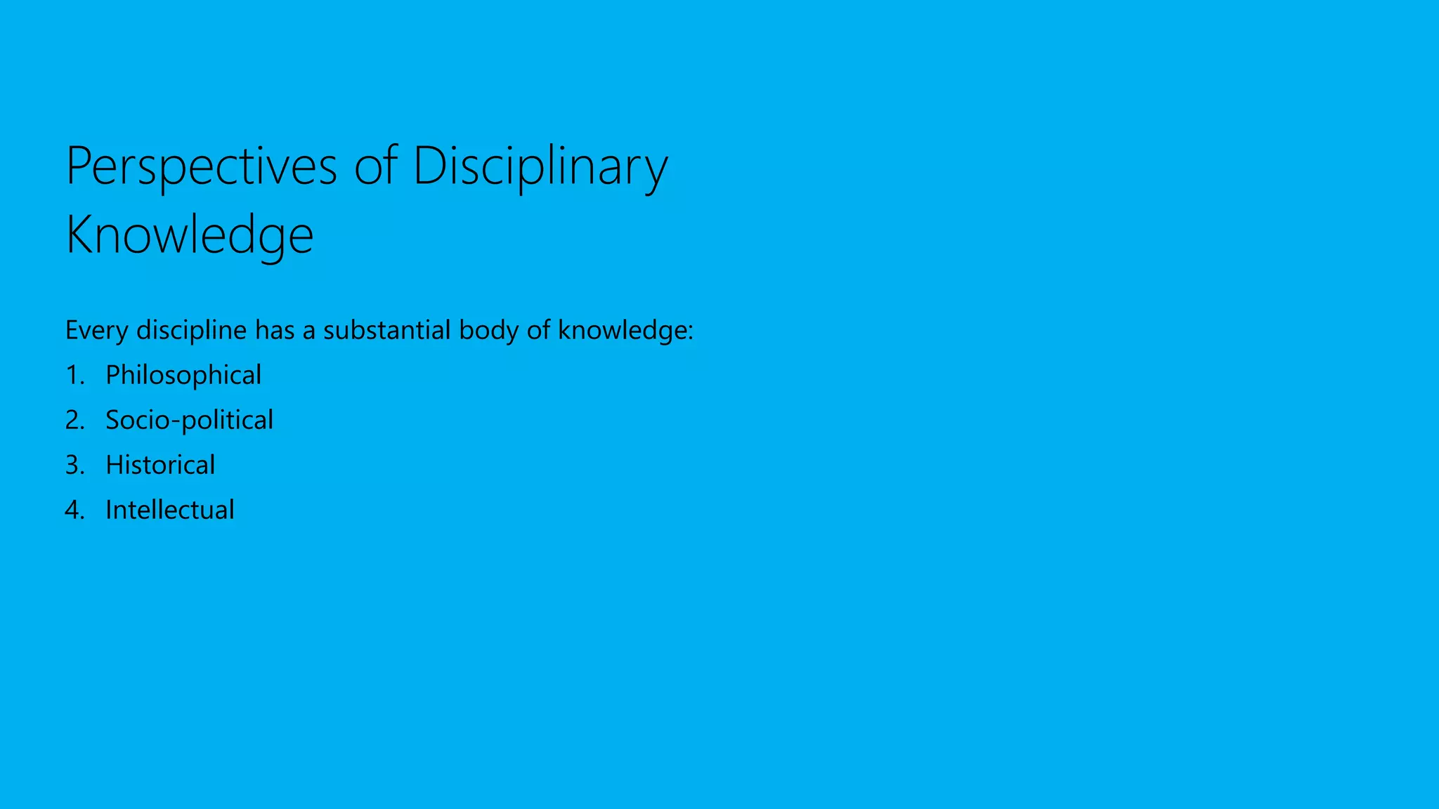 Constitution of disciplinary knowledge.pptx