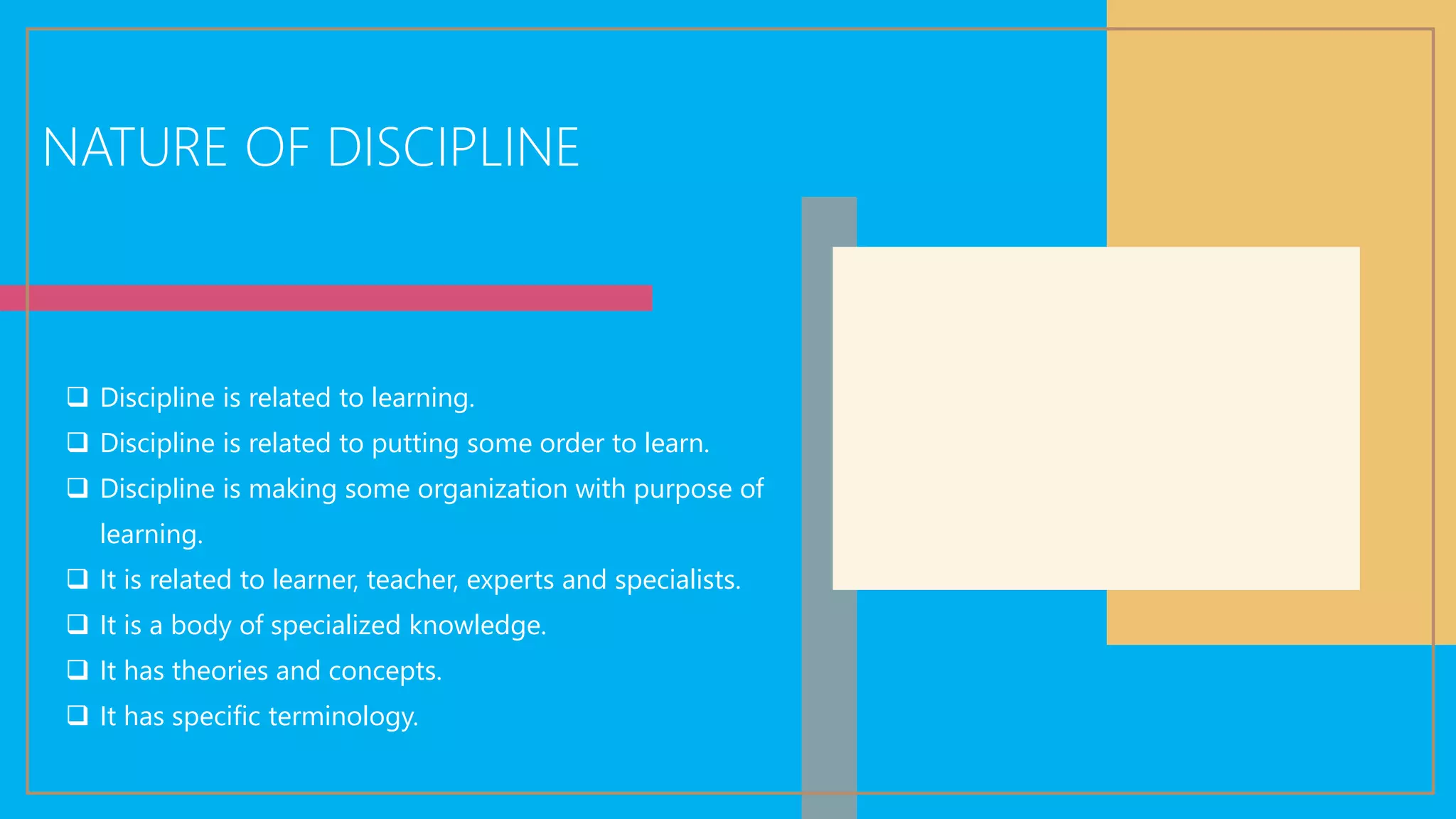 Constitution of disciplinary knowledge.pptx