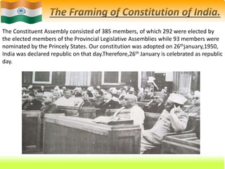 Constitution of india | PPTX
