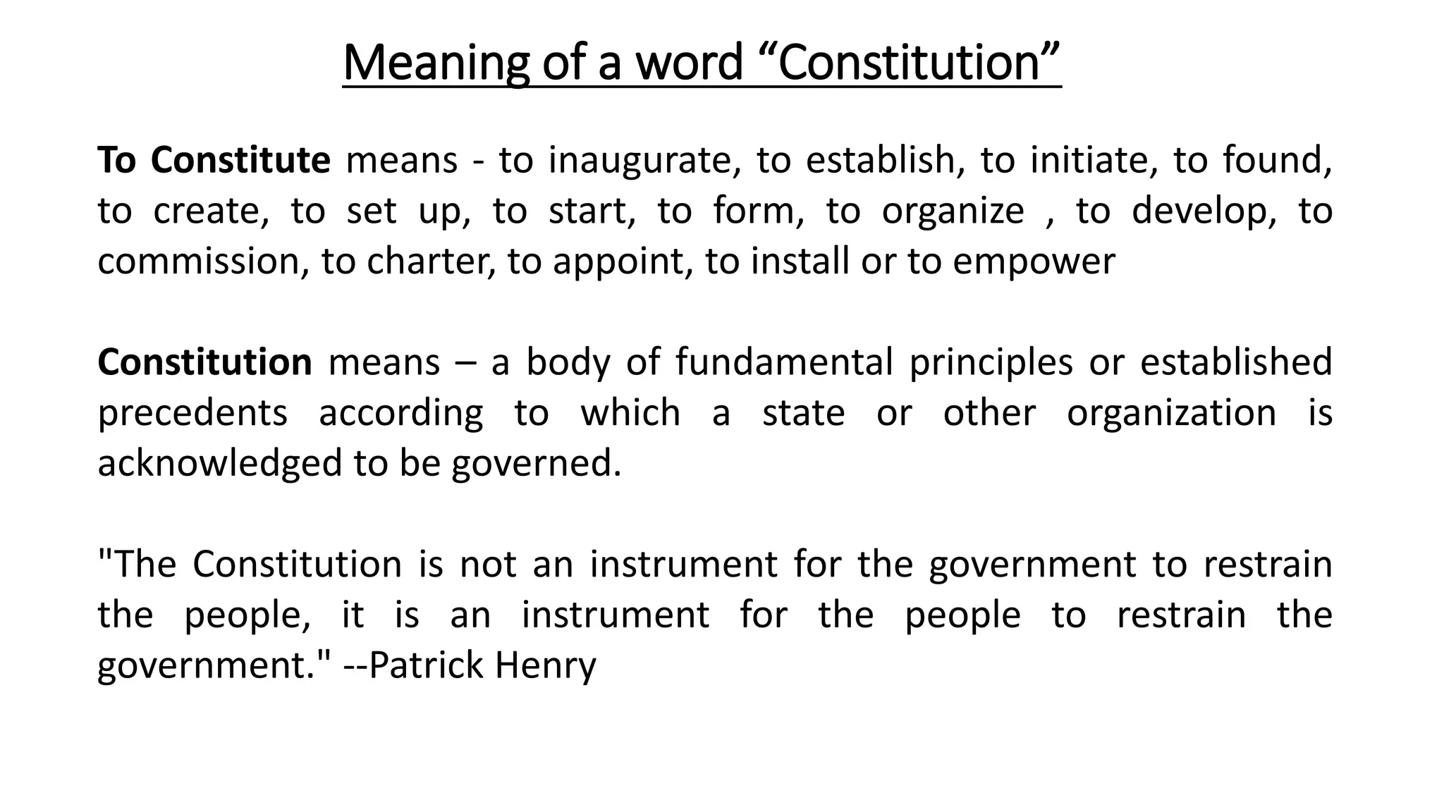 Constitution of india | PPTX