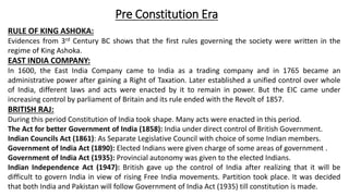 Constitution of india | PPTX