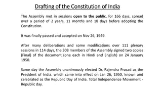 Constitution of india | PPTX