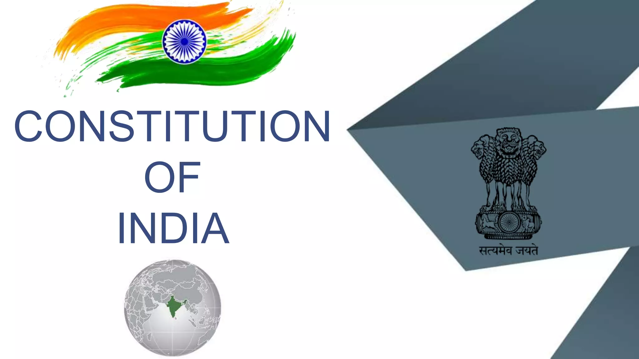 Constitution of India (PPT) | PPTX