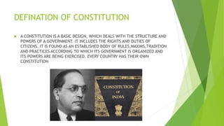Constitution of India | PPT
