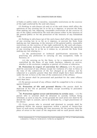 Constitution of India and fundamental rights pdf | PDF