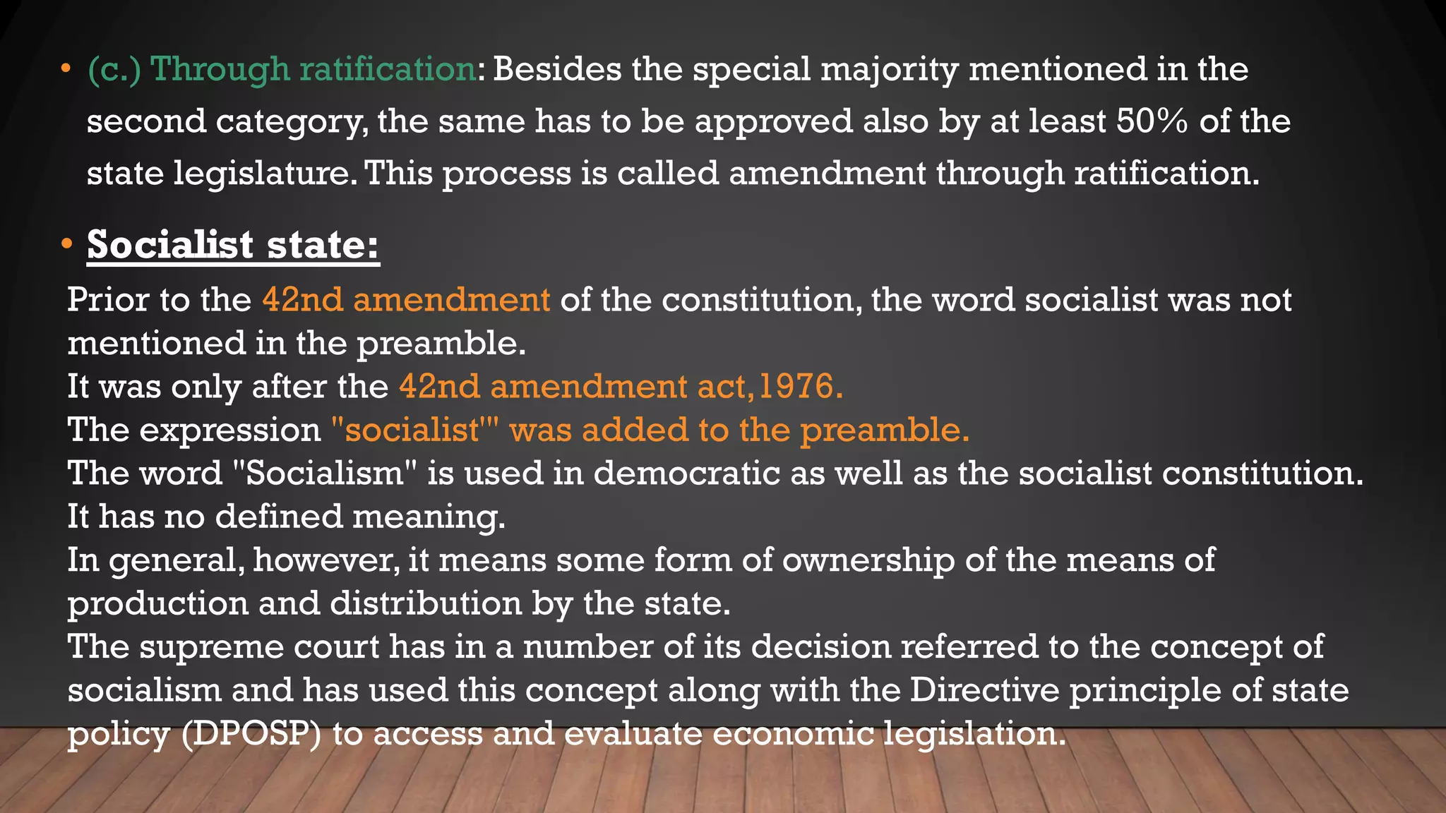 CONSTITUTION OF INDIA (Brief Notes) | PDF