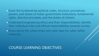 CONSTITUTION OF INDIA, PROFESSIONAL ETHICS AND CYBER [Autosaved].pptx