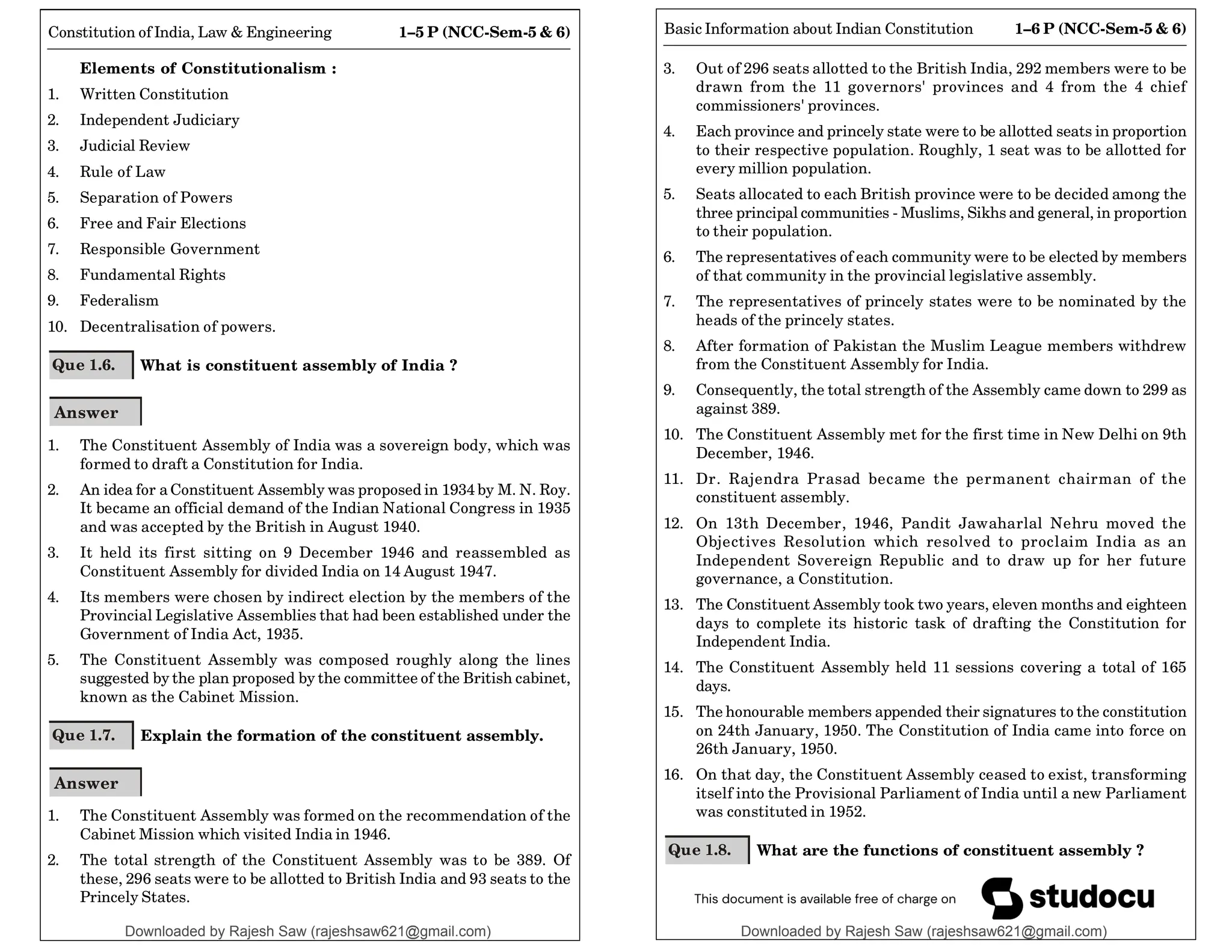 Constitution of india btech 6th sem quantum.pdf
