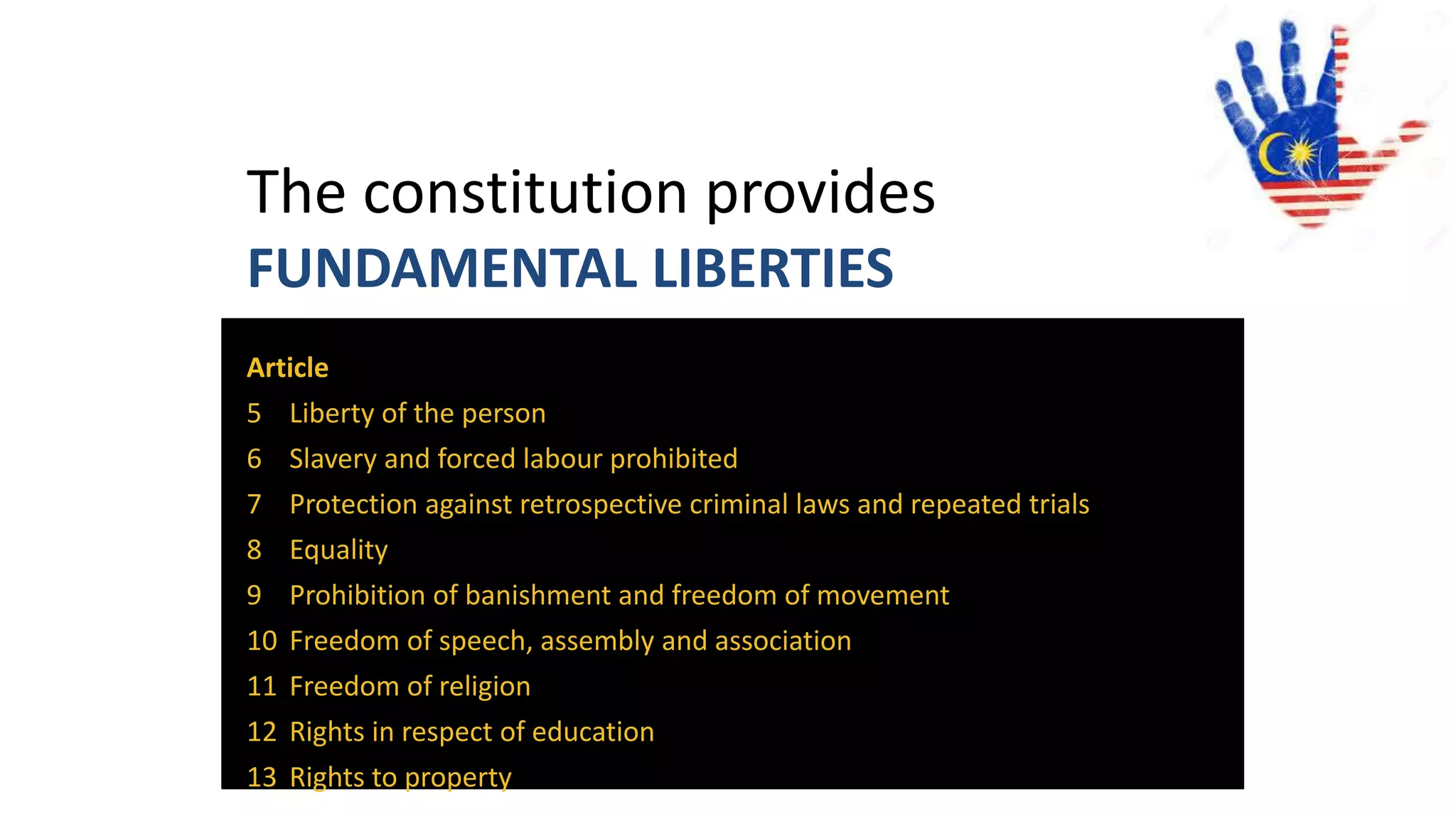 Constitution of malaysia | PPTX