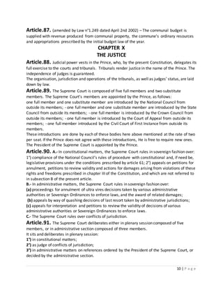 Constitution of Monaco | DOCX