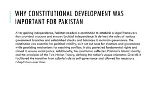 CONSTITUTION OF PAKISTAN| ideological foundation | PPTX