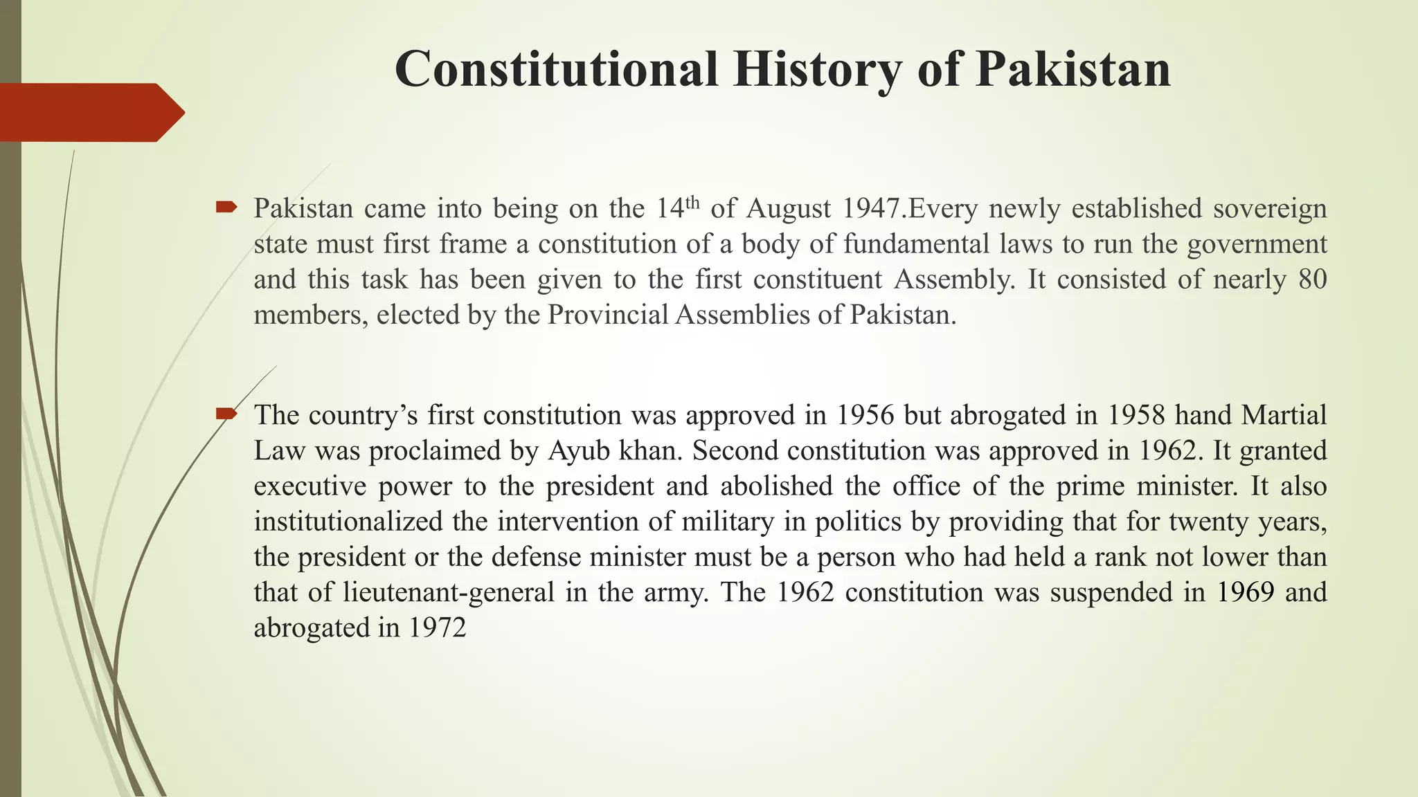 Constitution of pakistan 1973 | PPTX