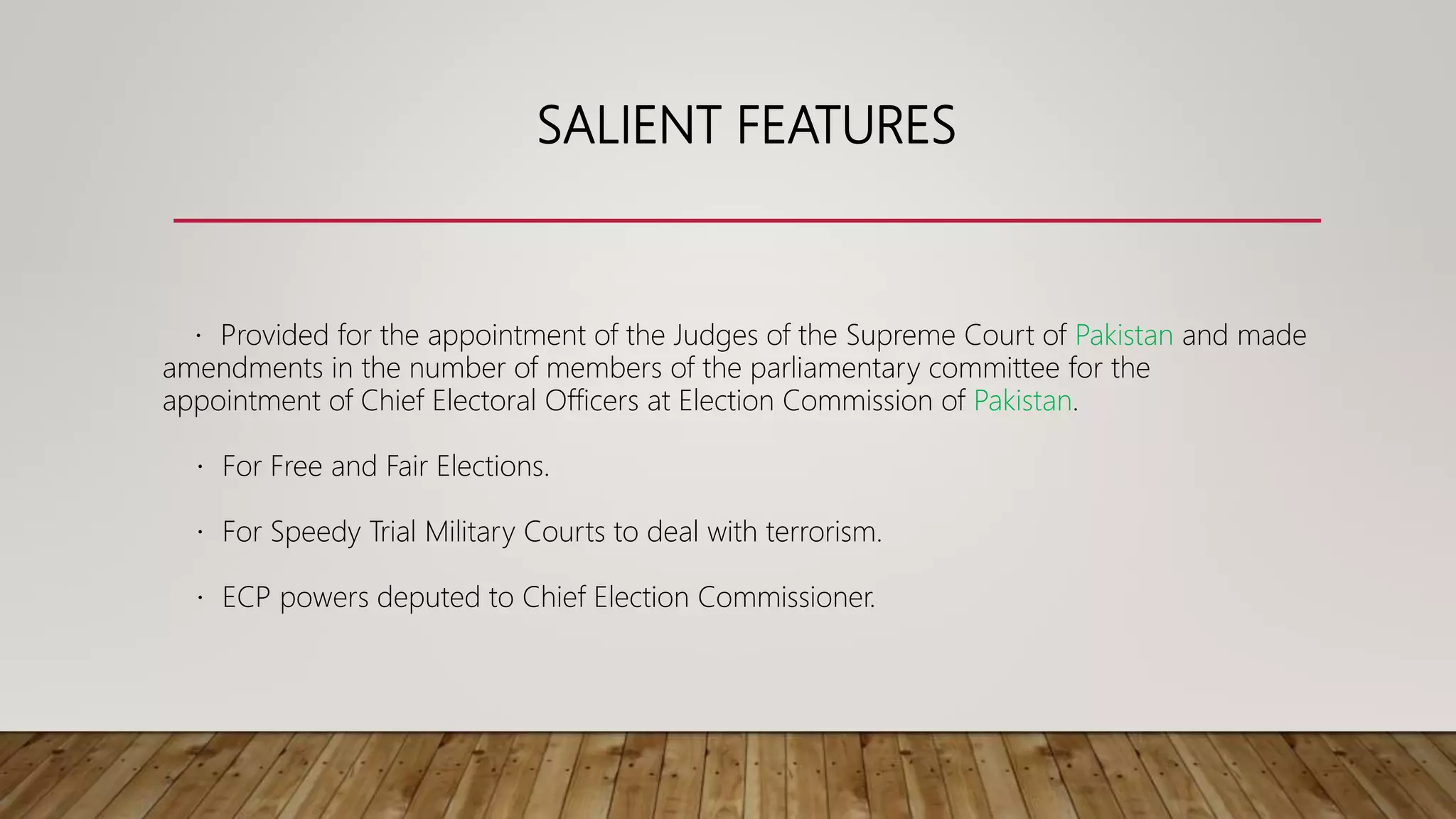 Constitution of pakistan presentation | PPTX