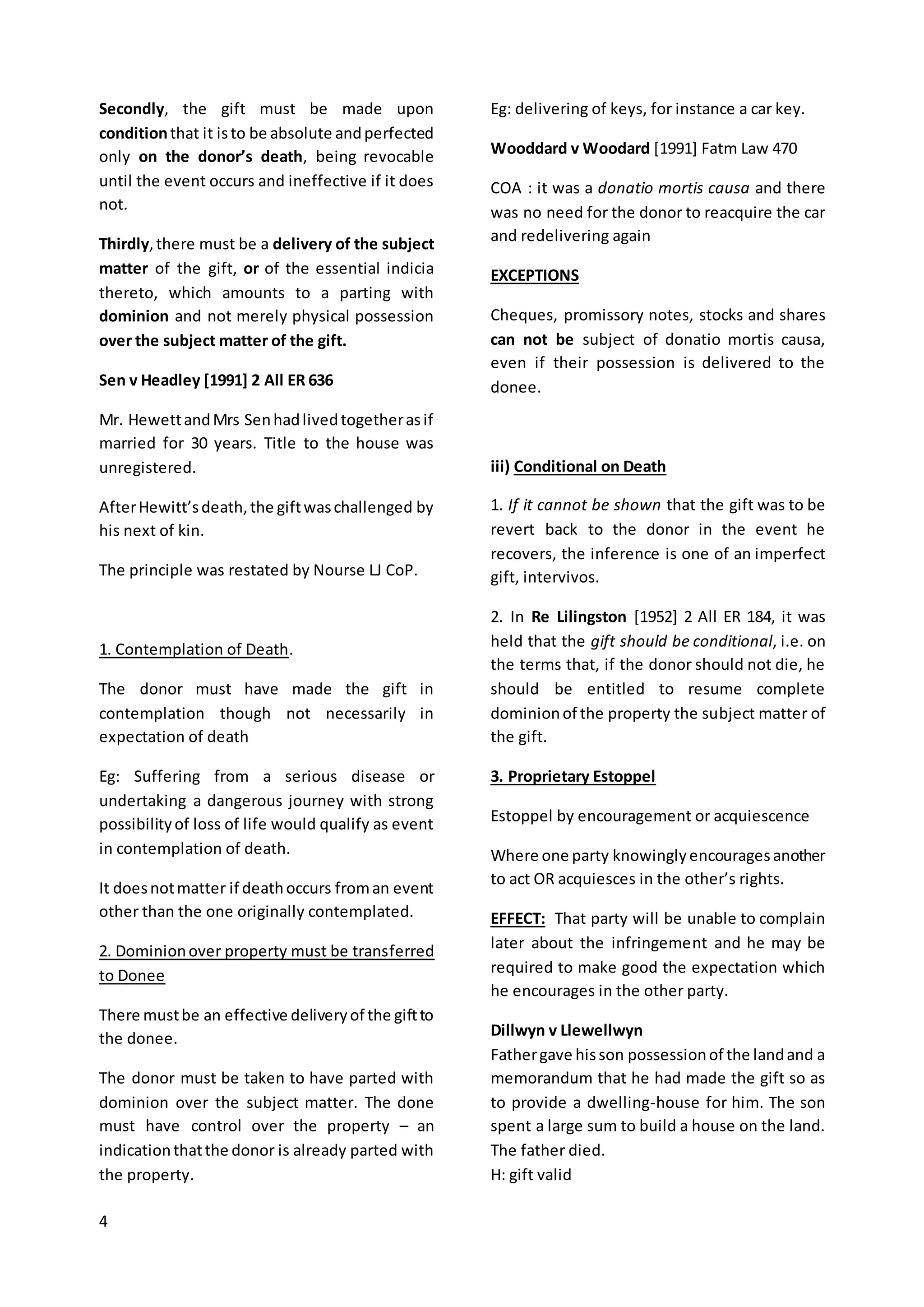 Law of Trust, Constitution of trust (short notes) | DOCX