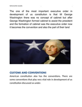 introduction to constitution of US. important aspects of constitution ...