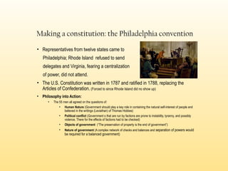 The United States of America Constitution Powerpoint | PPTX