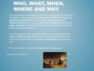 Constitution Powerpoint by Alyssa Evans | PPT