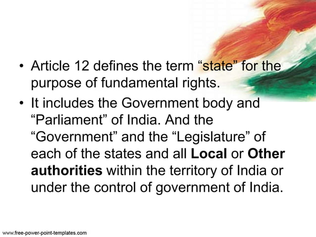 Article 12 The Constitution of India