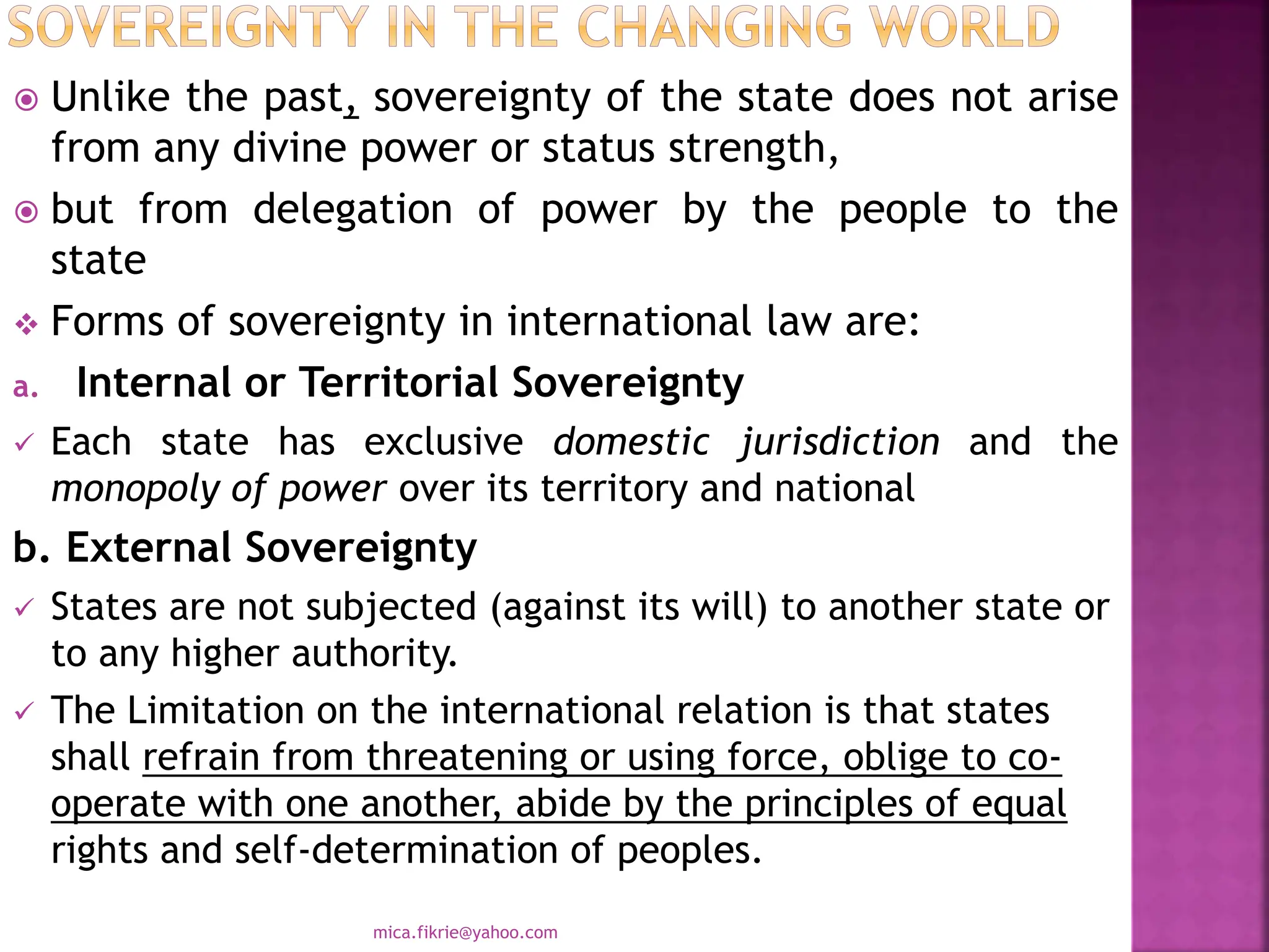 The law Constitutional Law Lecture Notes | PPTX