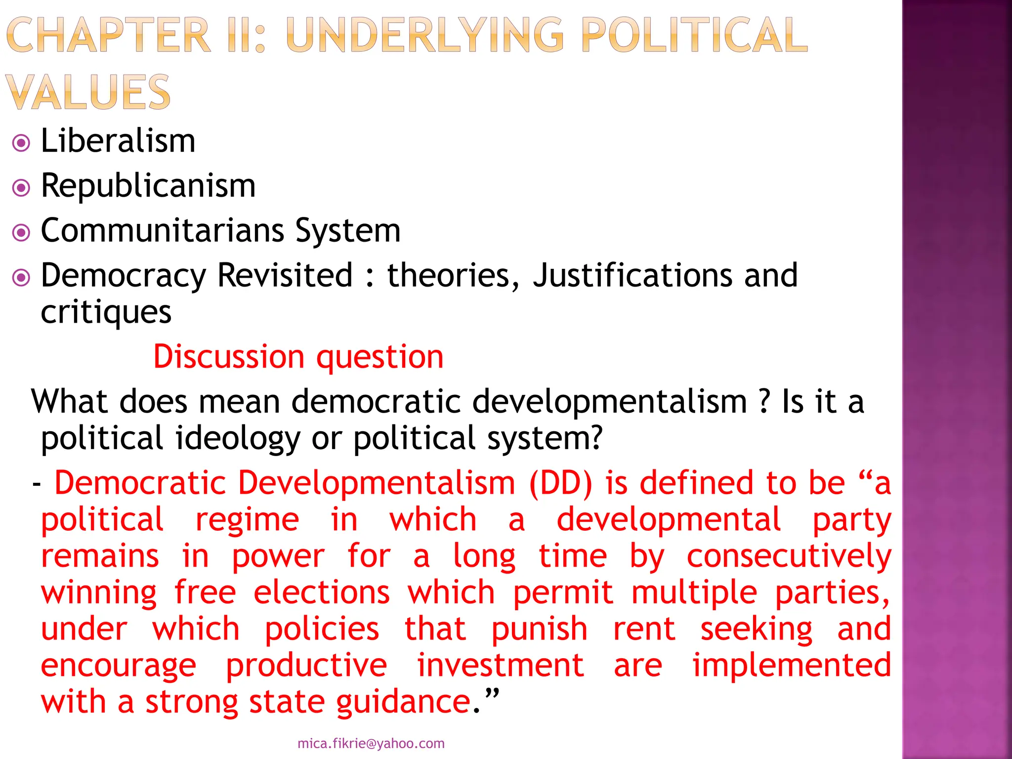 The law Constitutional Law Lecture Notes | PPTX