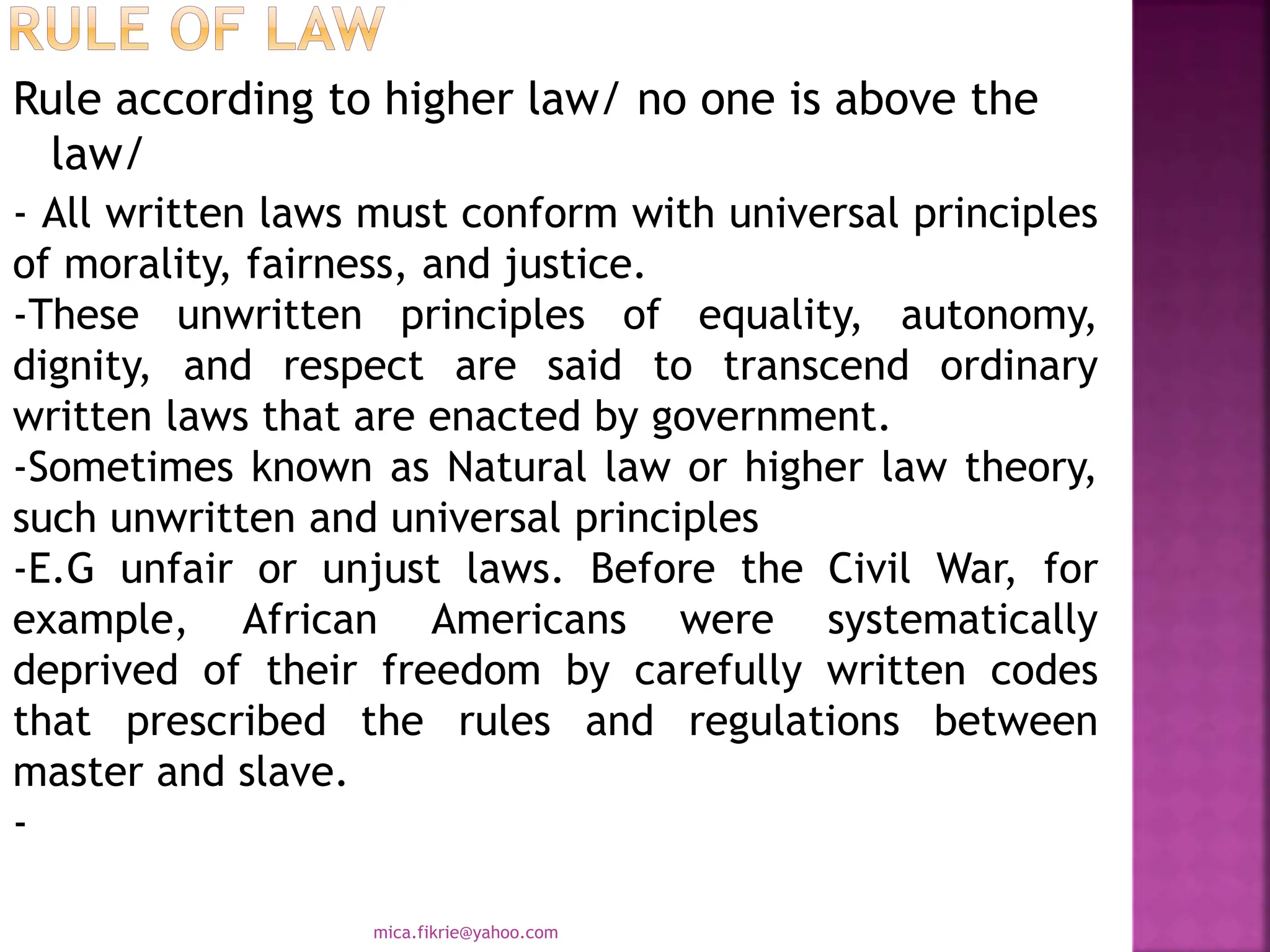 constitutional Law Lecture Notes in ppt: | PPTX