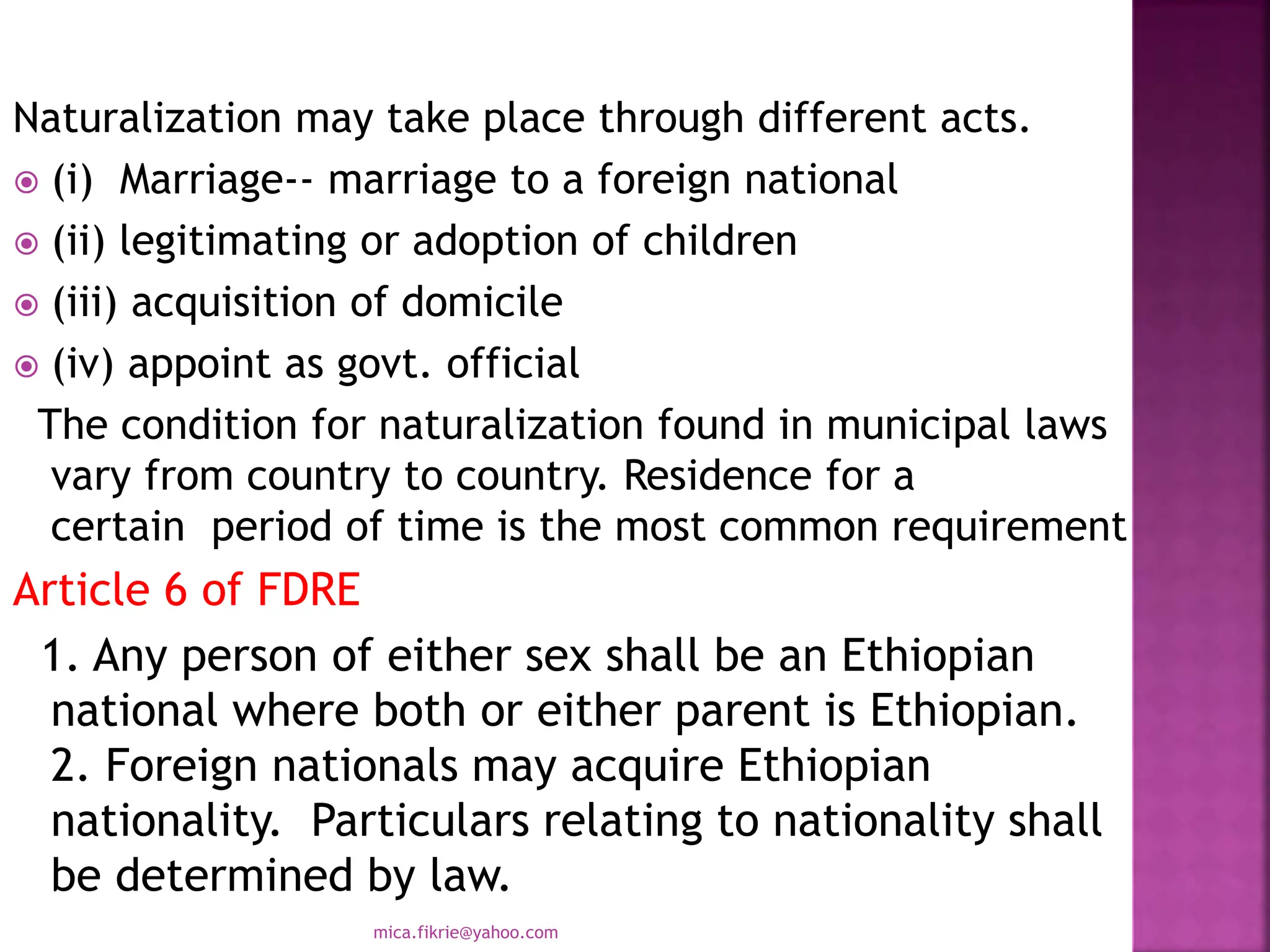 constitutional Law Lecture Notes in ppt: | PPTX