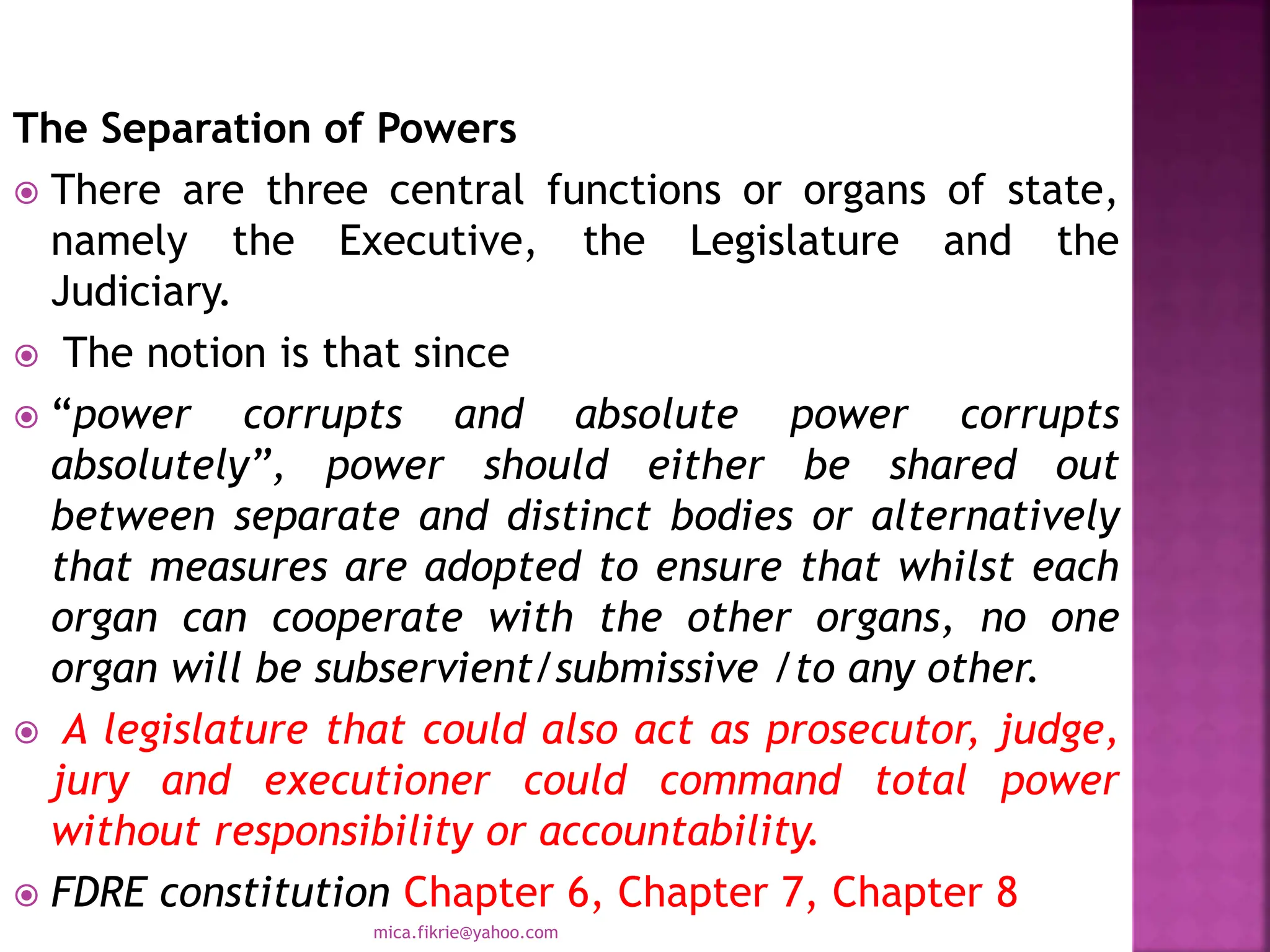 constitutional Law Lecture Notes in ppt: | PPTX