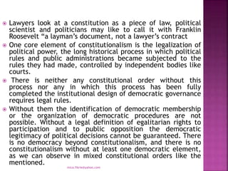 constitutional Law Lecture Notes in ppt: | PPTX
