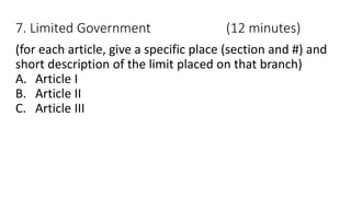 Constitution principles images | PPTX | Civic affairs | Politics