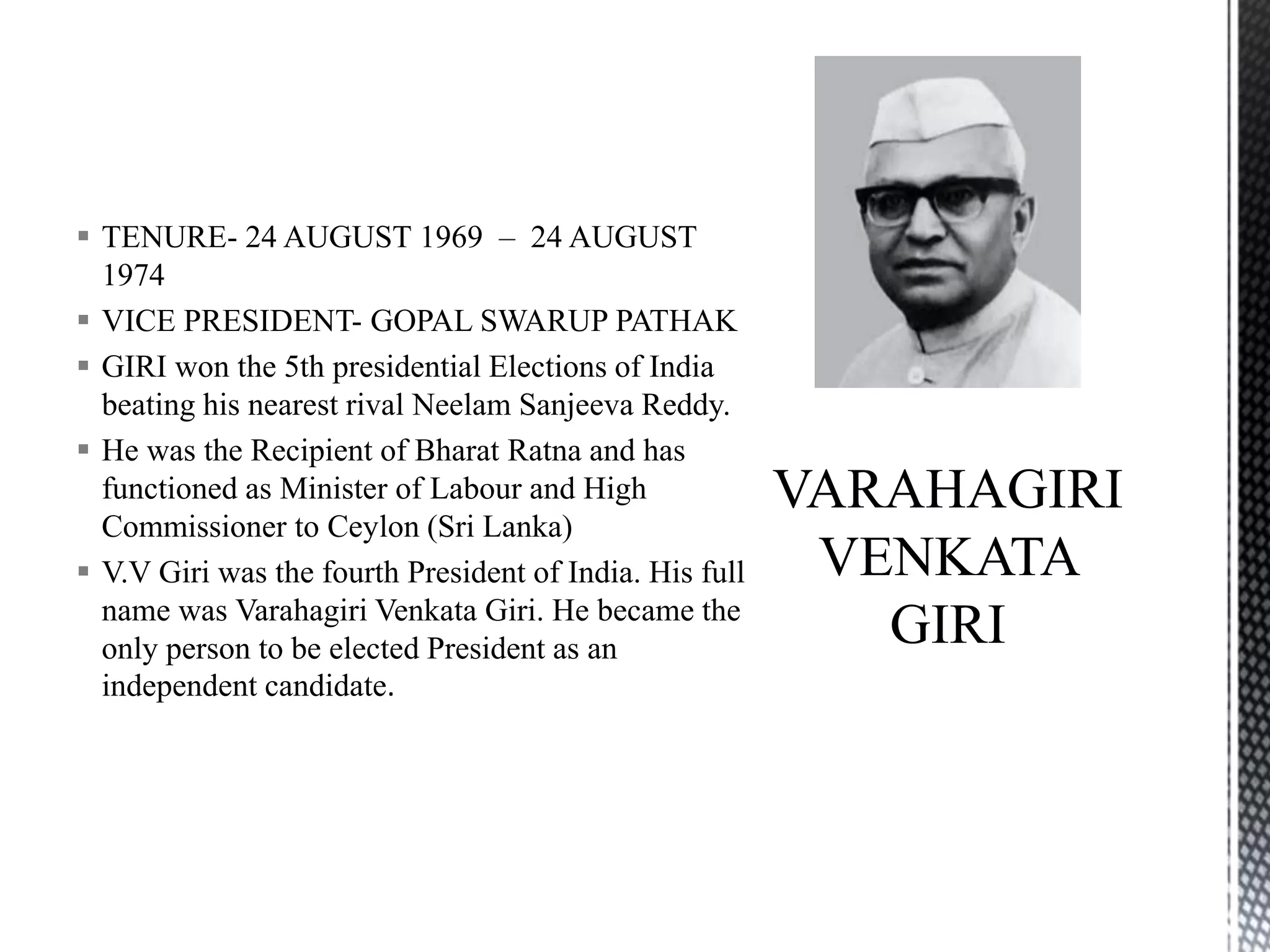 DETAILS OF PRESIDENTS OF INDIA | PPTX