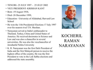 DETAILS OF PRESIDENTS OF INDIA | PPTX