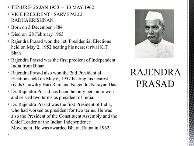 DETAILS OF PRESIDENTS OF INDIA | PPTX