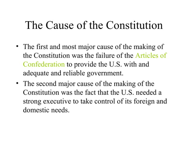 History of the Constitution | PPT