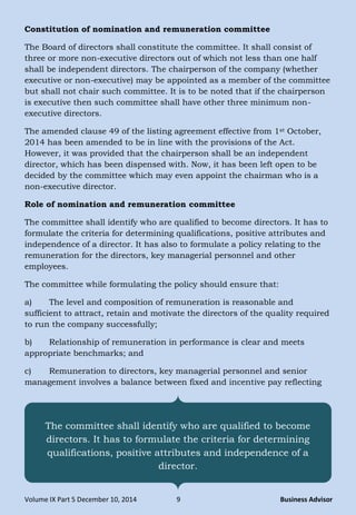 Constitution, role of nomination and remuneration committee - Dr S. Chandrasekaran | PDF