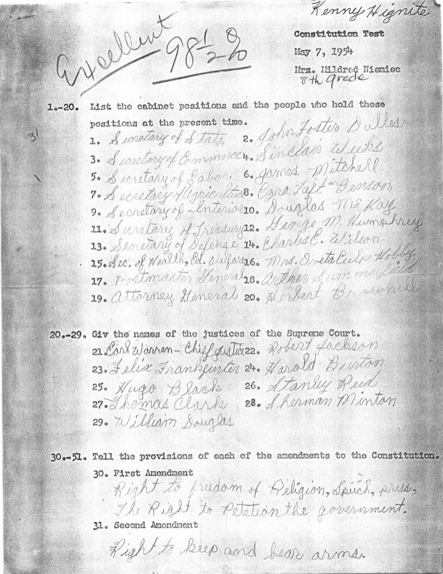 Constitution Test Kenny hignite 8th grade 101 qs 1954 ca 6pgs edu constitution-test-kenny-hignite-8th-grade-101-qs-1954-ca-6pgs-edu