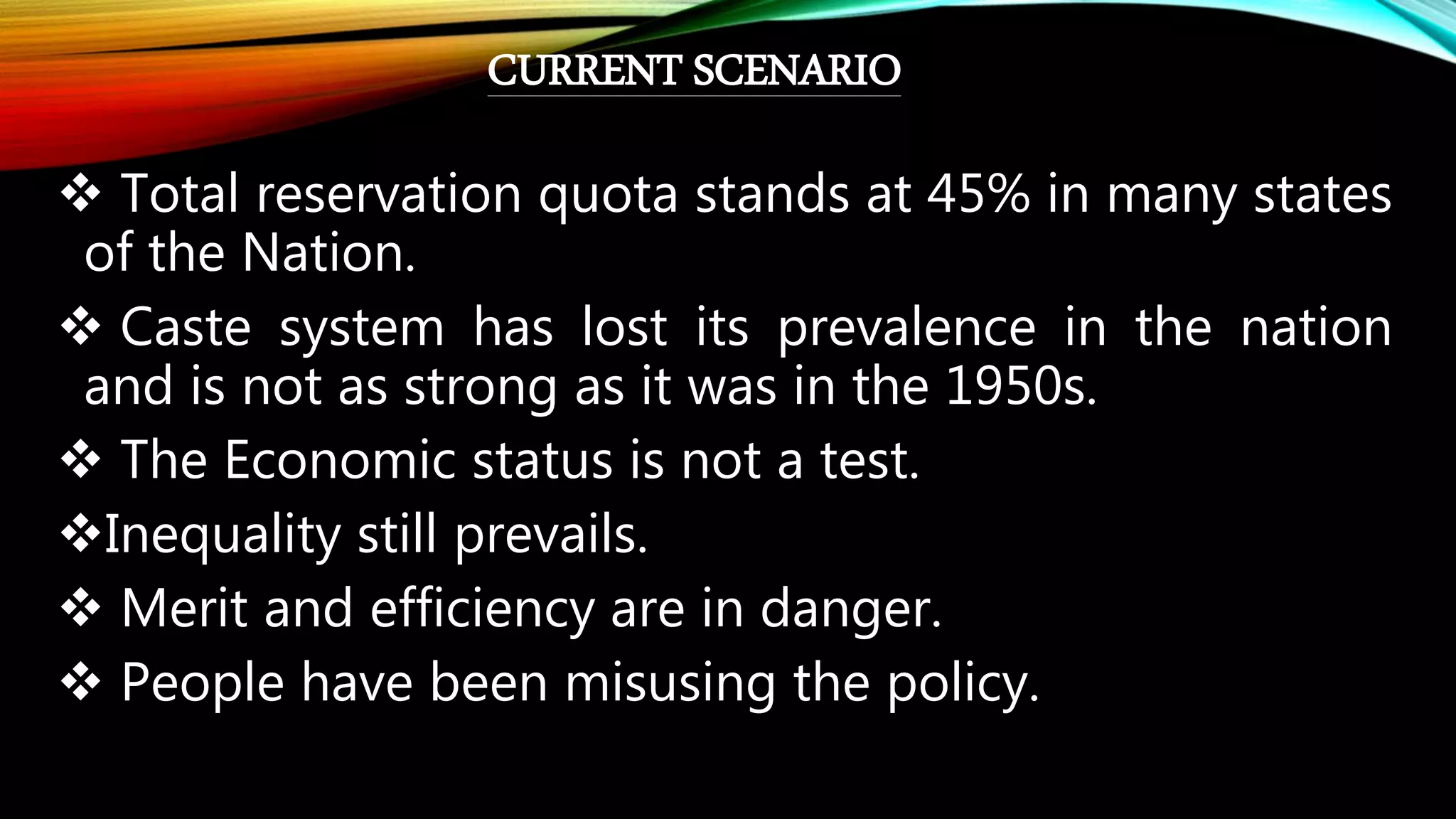 Presentation on Reservation. | PPTX