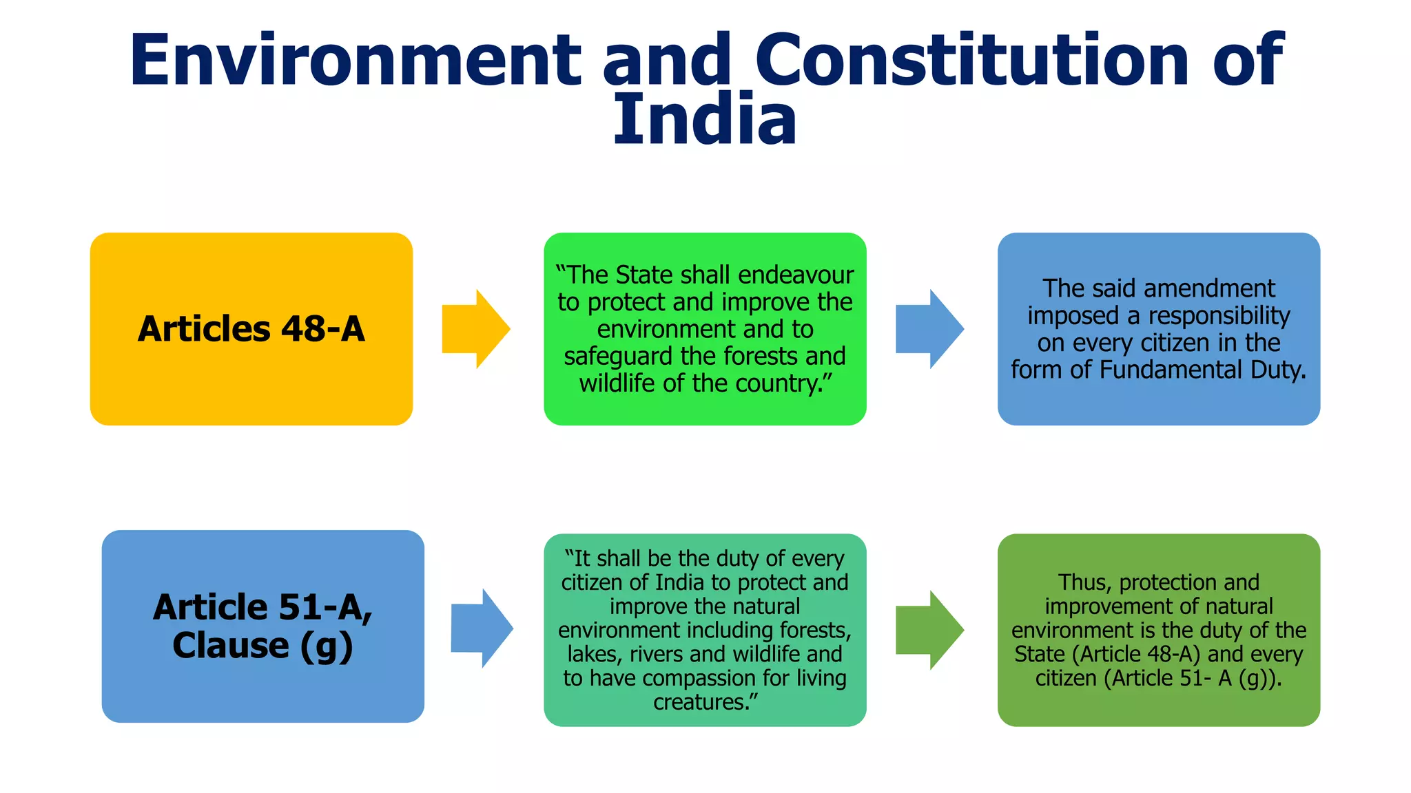 CONSTITUTIONAL PROVISIONS FOR THE PROTECTION OF ENVIRONMENT | PPTX