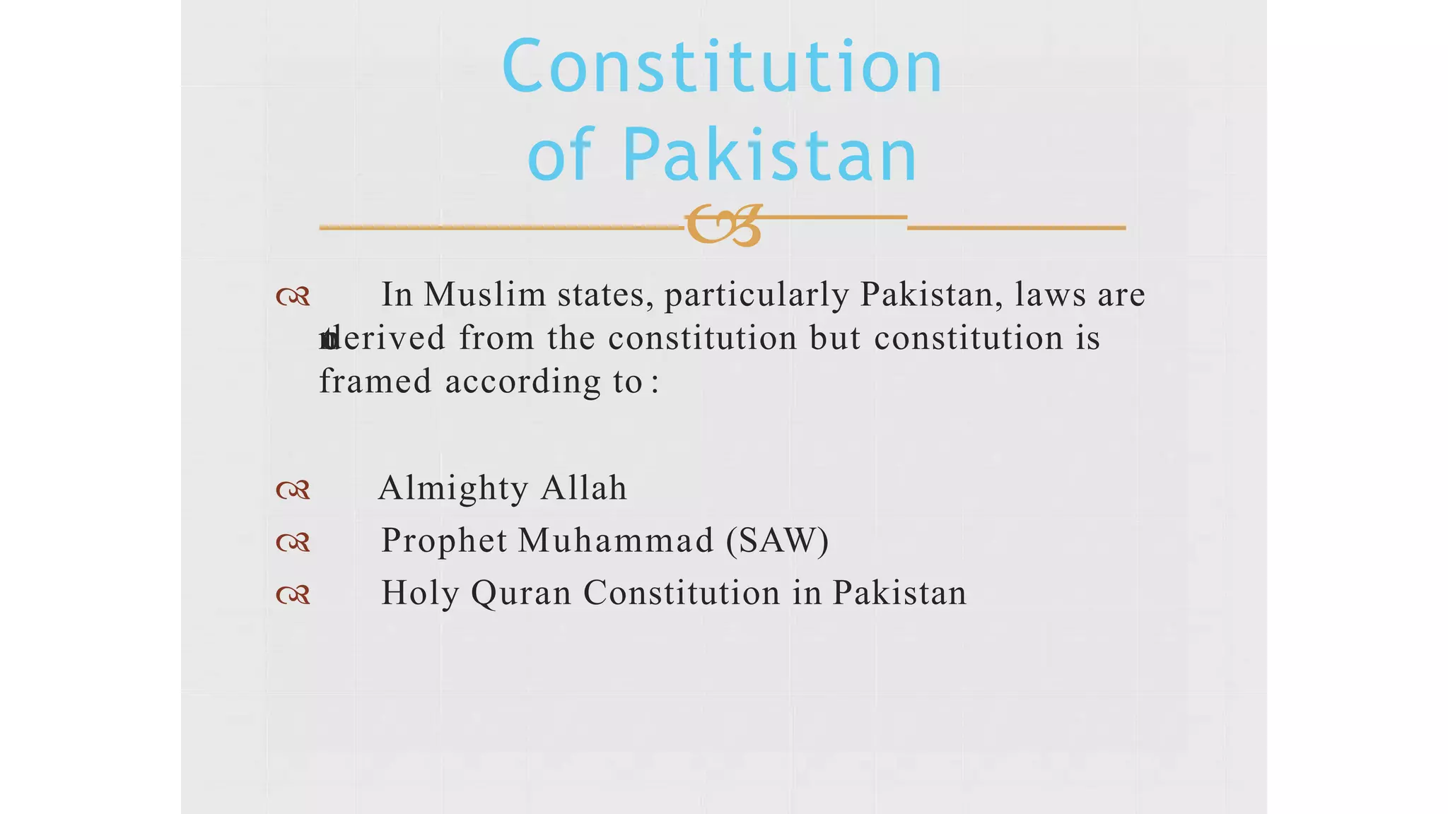Constitutuions of pakistan | PPTX