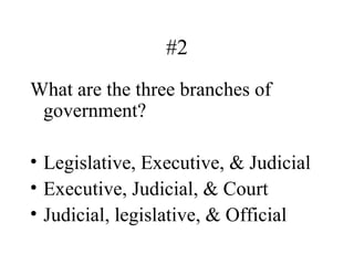 Constitutution quiz | PPT